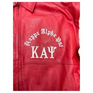 Leather 9000 | Jackets & Coats | Leather 900 Mens Kappa Alpha Psi ...